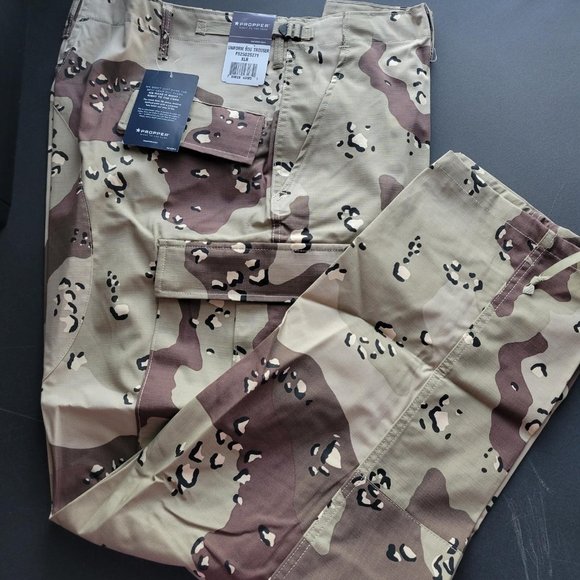 Propper | Pants | Nwt Mens Proper Bdu Tactical Camo Cargo Pants Xl Regular Chocolate Chip | Poshmark